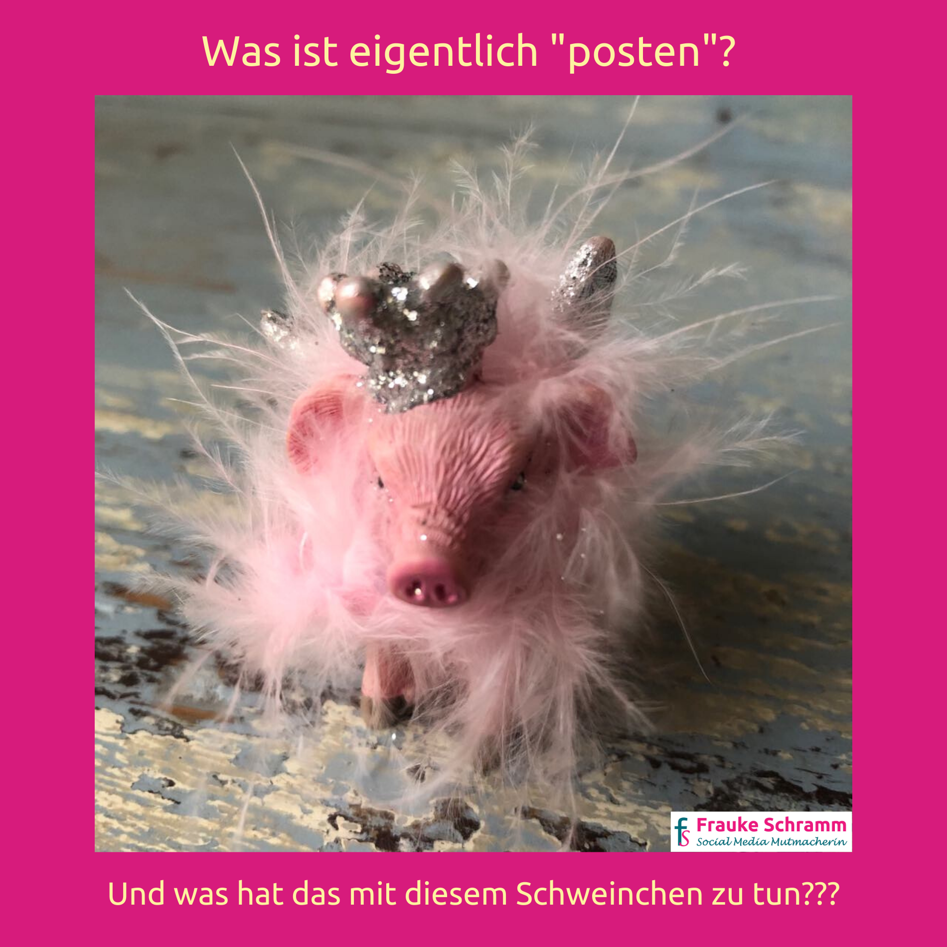 Was ist eigentlich "posten"?